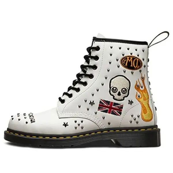 Dr. Martens 1460 Classic 8-eye High Top Boots - White