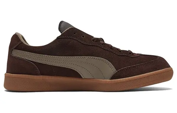 PUMA Liga Suede Low Casual Board Shoes - Brown/brown