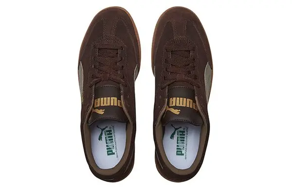 PUMA Liga Suede Low Casual Board Shoes - Brown/brown