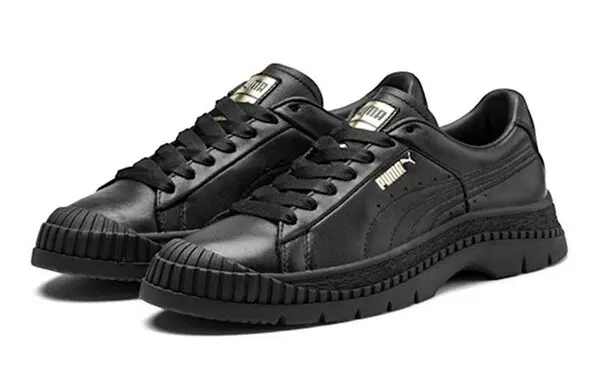 PUMA Utility Leather Sneakers - Black