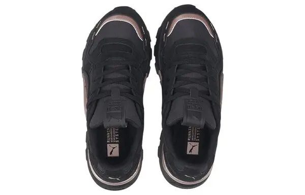 PUMA Rs 2.0 Mono Metal Rose Gold Sneakers - Black