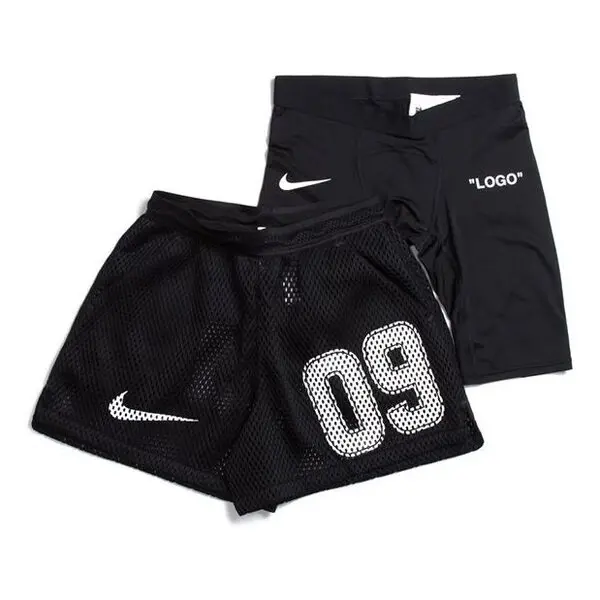 Nike X Off-white Collaboration Training Shorts - Black/white