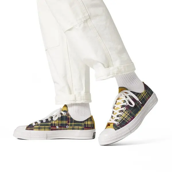 CONVERSE Chuck 70 Ox "twisted Prep" Low Top Sneakers - Yellow/blue