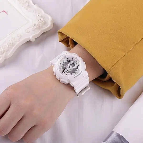 Casio Baby-g Classic Analog-digital Watch - White