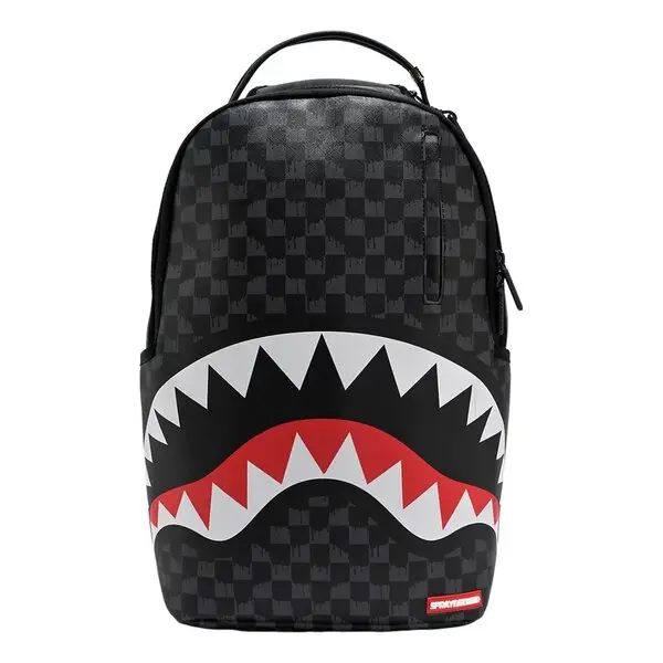 SPRAYGROUND Drip Check Shark Backpack - Black