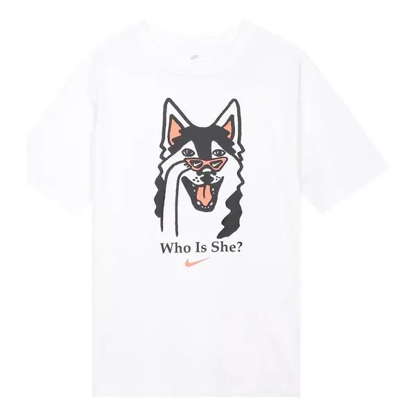 Nike Bf Tee Dog Hbr - White