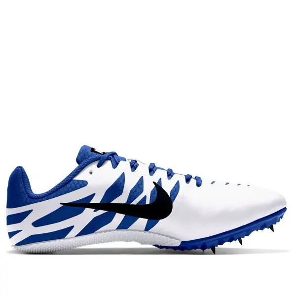 Nike Zoom Rival S 9 Track Spikes - White/blue