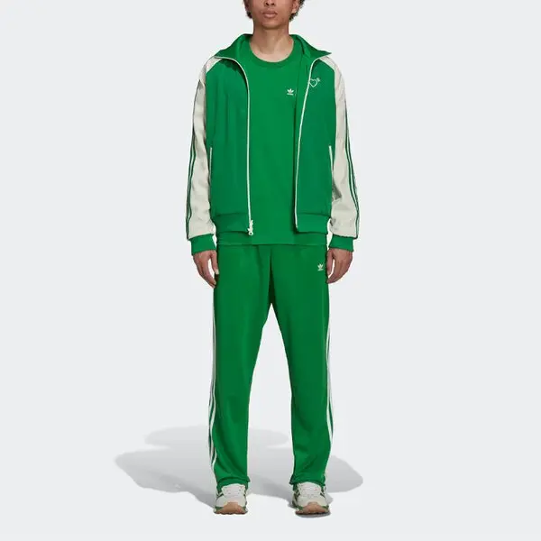 Adidas Originals X Human Made Crossover Side Stripe Casual Sports Long Pants - Green