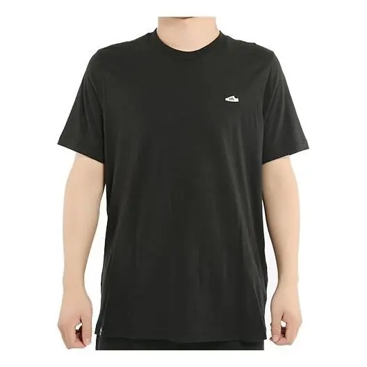 Adidas Originals Mini Emb Tee Embroidered Shoe Sports Short Sleeve - Black