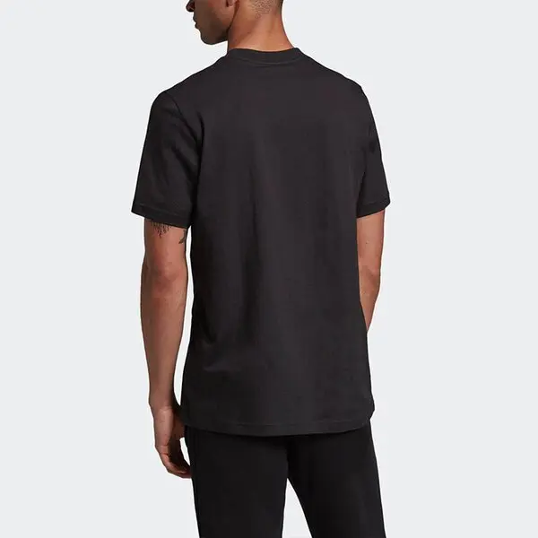 Adidas Originals Mini Emb Tee Embroidered Shoe Sports Short Sleeve - Black