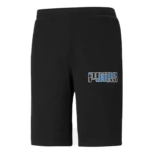 PUMA Athletics Cotton Shorts - Black