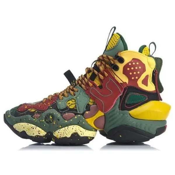 LI-NING 2020 Ace 'new York Fashion Week Bay Green' High-top Sneakers