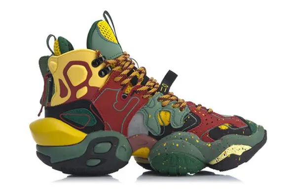 LI-NING 2020 Ace 'new York Fashion Week Bay Green' High-top Sneakers