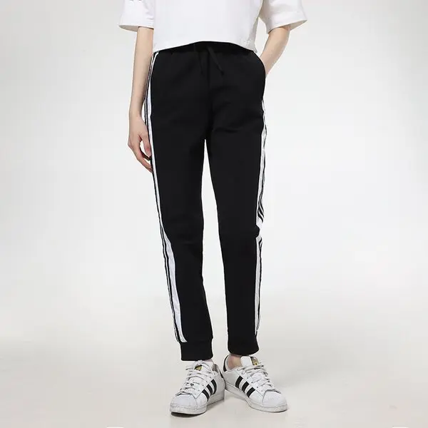 Adidas Woven Pants Asia Sizing 'black White - Black/white