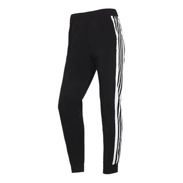 Adidas Woven Jogger Pants With Three-stripes - Black/white