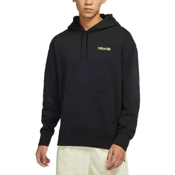 Nike Solid Color Alphabet Hooded Long Sleeves Hoodie