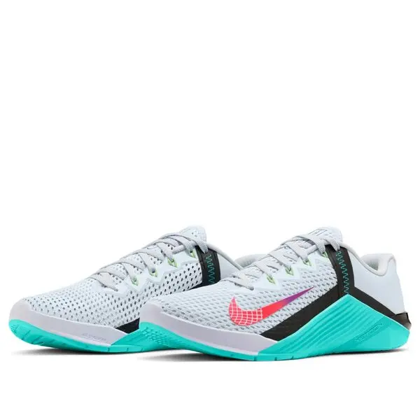 Nike Metcon 6 Training Shoes - Grey/hyper Jade/black