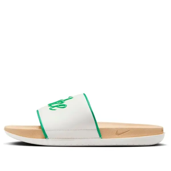 Nike Offcourt Slides - Sail/sesame/stadium Green