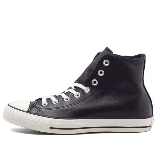 CONVERSE Chuck Taylor All Star Leather High Top Sneakers - Black