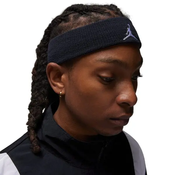JORDAN Dri-fit Jumpman Logo Headband - Black