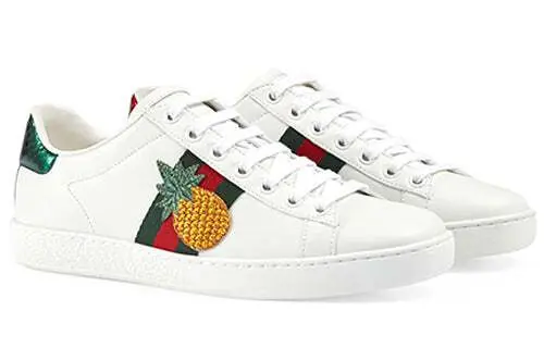 Gucci Ace Pineapple Embroidered Sneakers