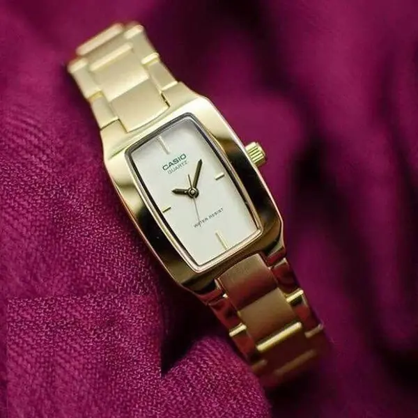 Casio Stainless Steel Quartz Watch - White