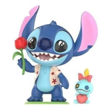 POP MART Disney Stitch On A Date Figures 'offering Flowers - Multi-color