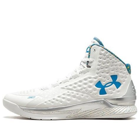 Under Armour Curry 1 "splash Party" High Top Sneakers - White