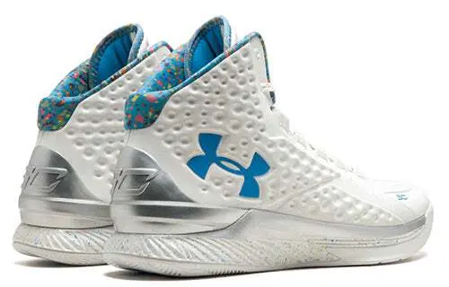 Under Armour Curry 1 "splash Party" High Top Sneakers - White