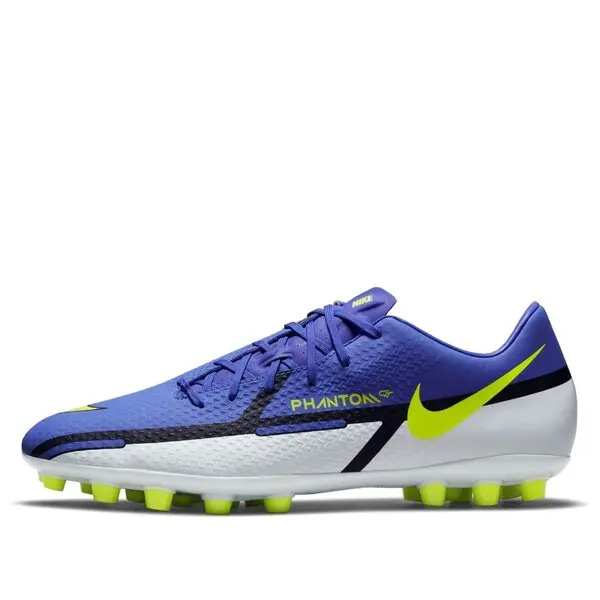 Nike Phantom Gt2 Academy Ag Soccer Cleats - Blue/silver/volt