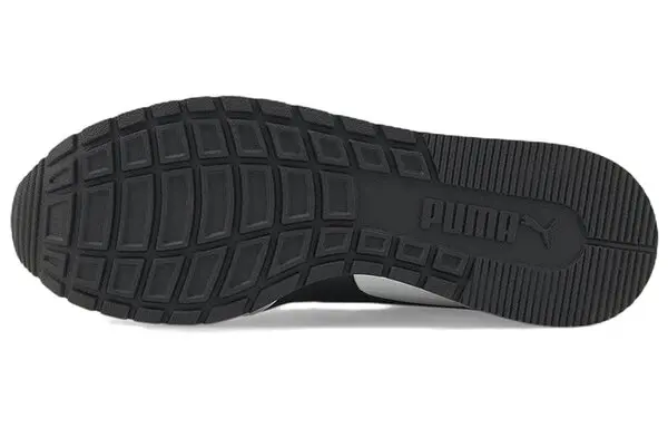 PUMA St Runner V3 Leather Casual Sneakers - White/black