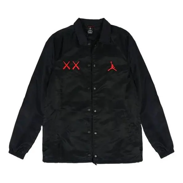 JORDAN Kaws Coaches Jacket - Black