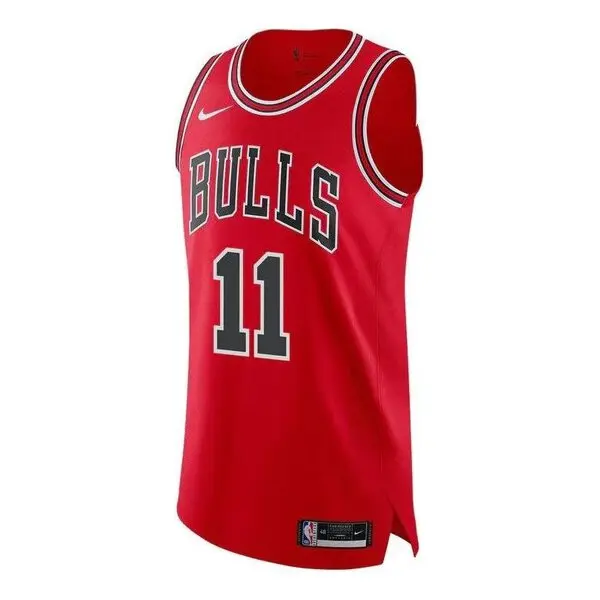 Nike X Nba Chicago Bulls Icon Edition 22-23 Swingman Jersey - Red/black