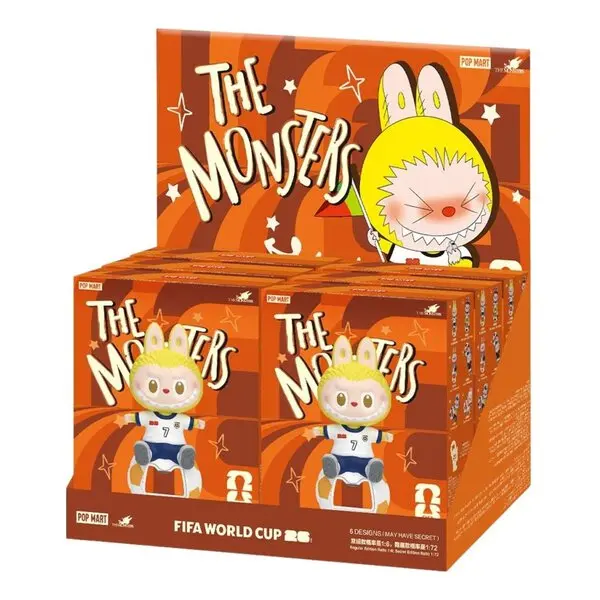 POP MART The Monsters × Fifa Series Bottle Opener Fridge Magnet Blind Case - Multi-color