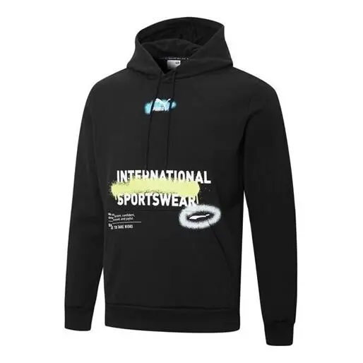 PUMA Graffiti Logo Hoodie - Black