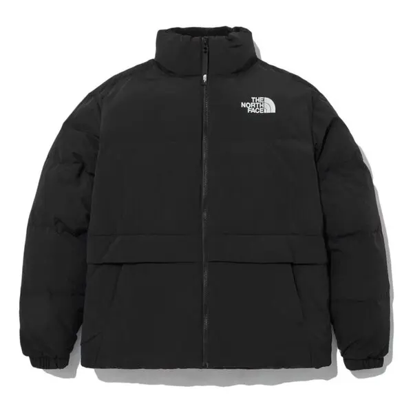 The North Face Fw22 Logo Puffer Down Jacket - Black