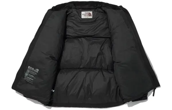The North Face Fw22 Logo Puffer Down Jacket - Black
