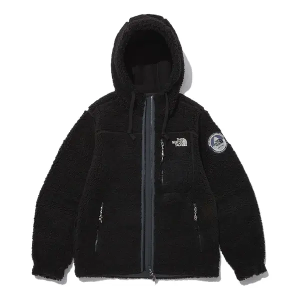 The North Face Fleece Hoodie Jacket - Black