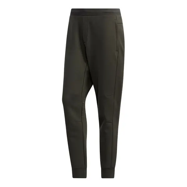 Adidas Peach Casual Splicing Long Pants Green - Army Green