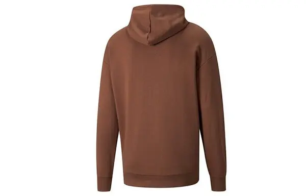 PUMA Classics Oversized Casual Sports Drawstring Hooded Long Sleeve Top