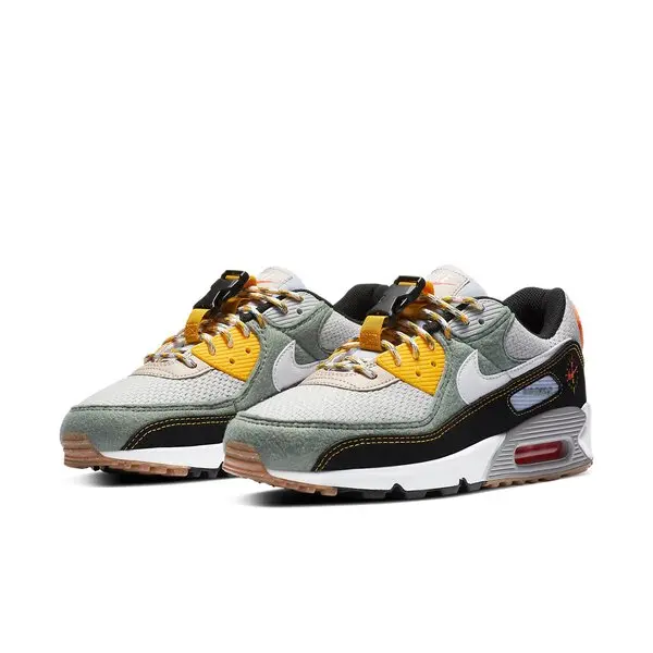Nike Max 90 "fresh Perspective" Sneakers - Black/gray/yellow