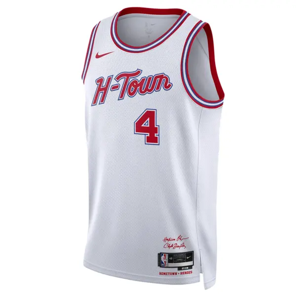 Nike Dri-fit Nba Swingman Jersey 2023/24 City Edition Houston Rockets Jalen Green - White/red