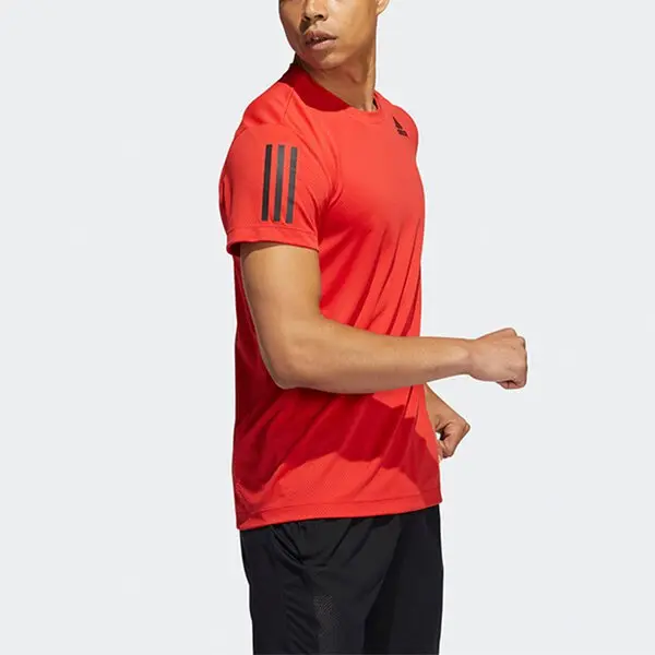 Adidas H.rdy Warri Stripes Print Crew Neck Short Sleeve Shirt