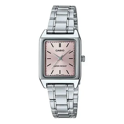 Casio Stainless Steel Link Strap Water Resistant Analog Watch - Pink