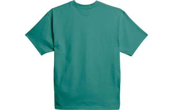 Adidas X Crossover Solid Color Round Neck Pullover Short Sleeve Couple Style Green - Multi-color