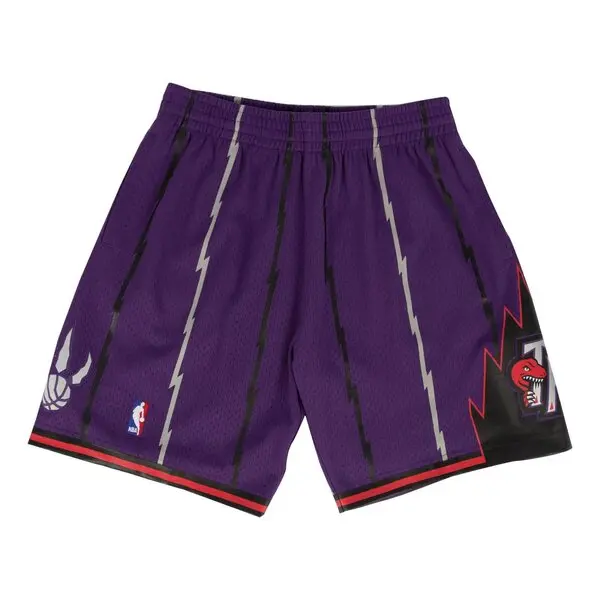 Mitchell & Ness X Nba Toronto Raptors 1998-99 Road Swingman Shorts - Purple