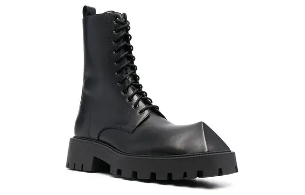 Balenciaga Rhino 25mm Lace Up Boots