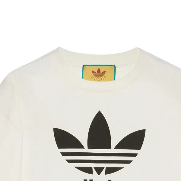 Gucci X Adidas Oversized Cotton Jersey Long Sleeve T-shirt