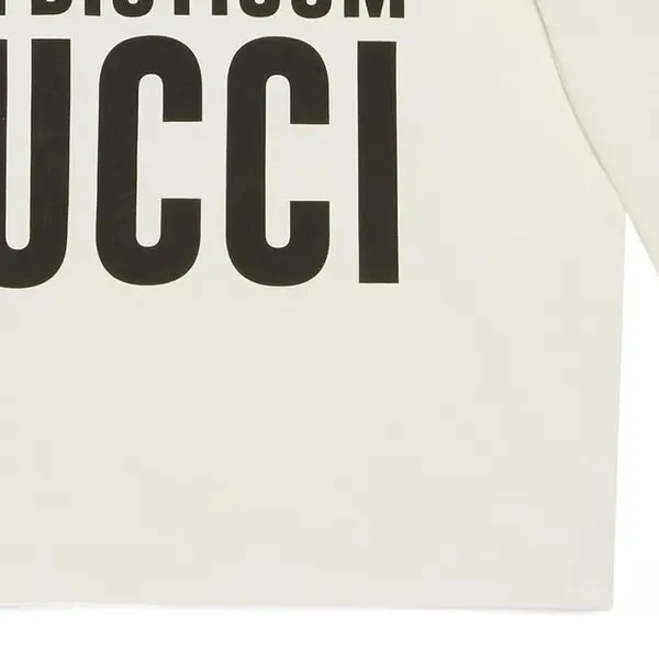 Gucci X Adidas Oversized Cotton Jersey Long Sleeve T-shirt