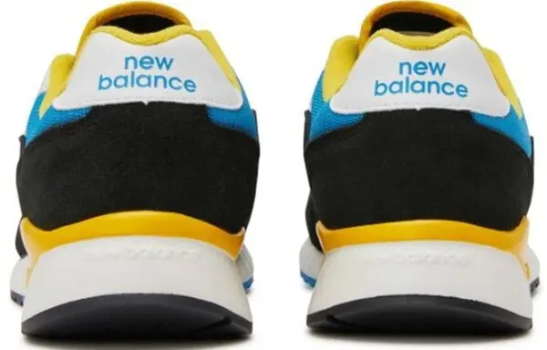 NEW BALANCE Retro Low Top Sneakers - Black/yellow